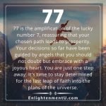 77 Angel Number - Stay On The Right Track | Seeing 77 Meaning