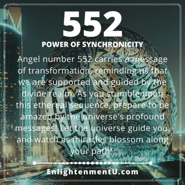552 Angel Number – Power Of Synchronicity | Seeing 552 Meaning