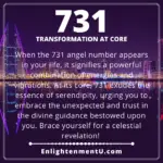 731 Angel Number – Transformation At Core | Seeing 731 Meaning