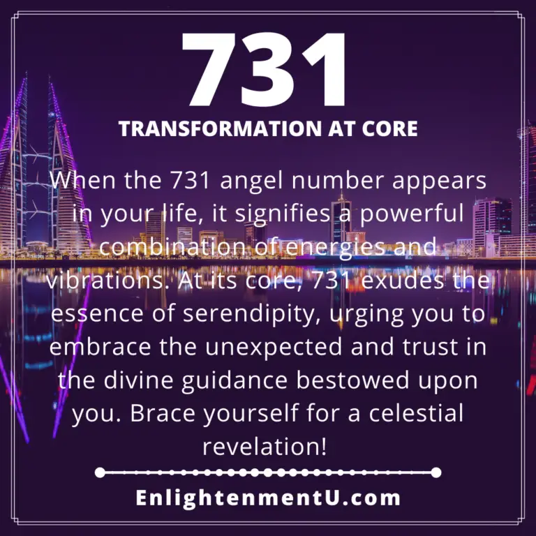 731 Angel Number – Transformation At Core | Seeing 731 Meaning