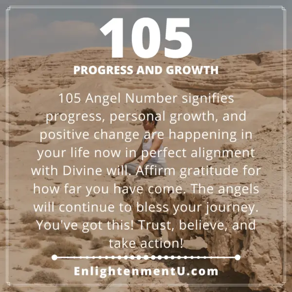 Seeing 105 Angel Number Meaning And Symbolism - Angelic Whispers And ...