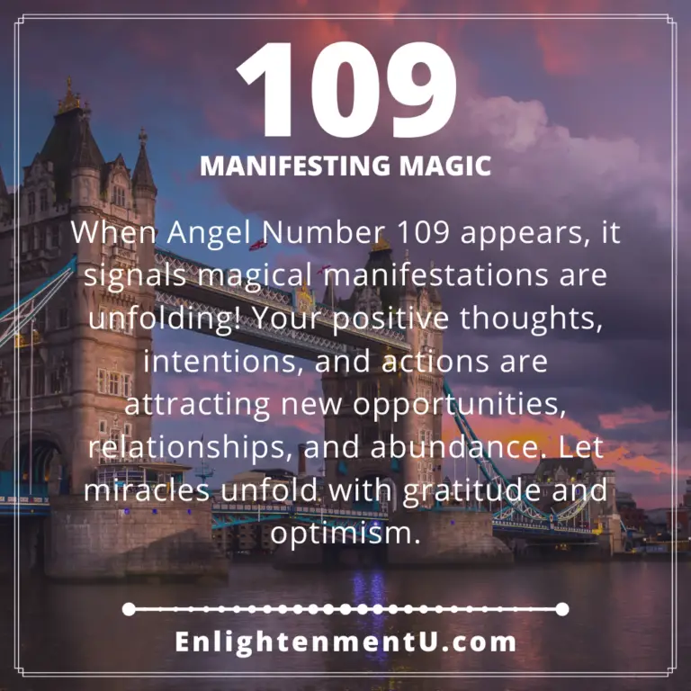 Seeing 109 Angel Number And Its Meaning & Symbolism – A Mystical Signal