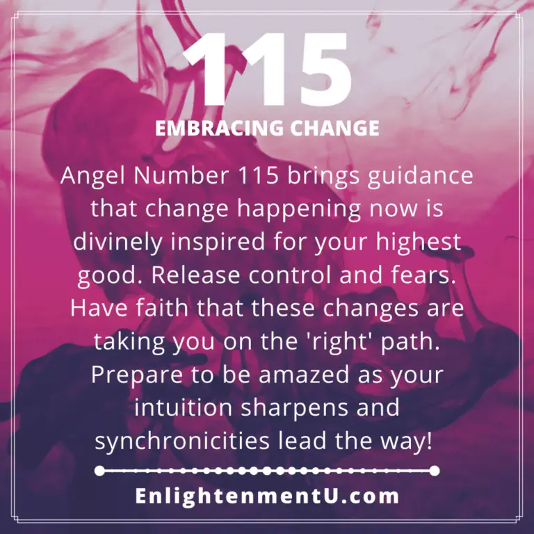 Seeing 115 Angel Number Meaning - Guidance From Angels | Seeing 115 Meaning