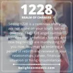 1228 Angel Number – Realm Of Changes | Seeing 1228 Meaning