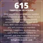 615 Angel Number – Changes On The Horizon | Seeing 615 Meaning