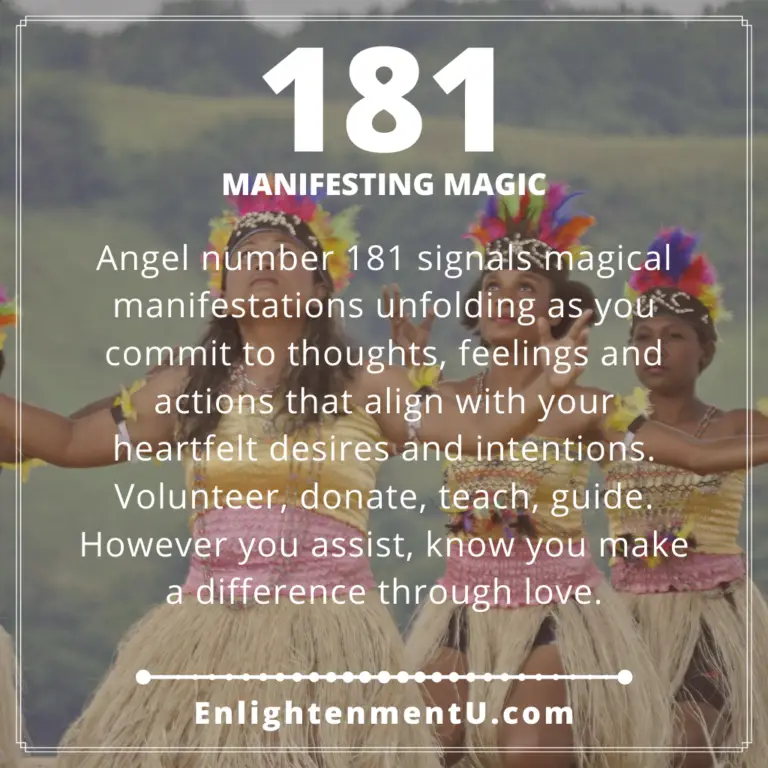 Seeing 181 Angel Number Meaning – The Gateway To Abundance | Seeing 181 ...