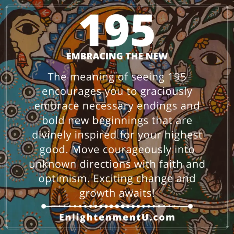 Seeing 195 Angel Number Meaning – A Divine Message Of Positive Change ...
