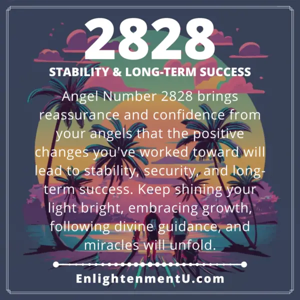 Seeing 2828 Angel Number - Meaning In Love, Life, Money & More