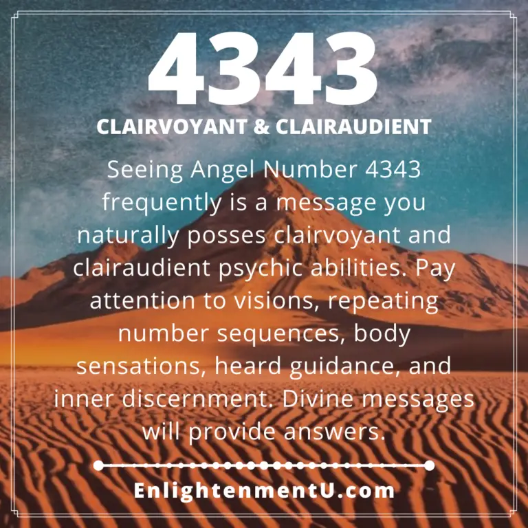 Seeing 4343 Angel Number - Meaning In Love, Life, Money & More