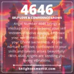 Seeing 4646 Angel Number - Meaning In Love, Life, Money & More